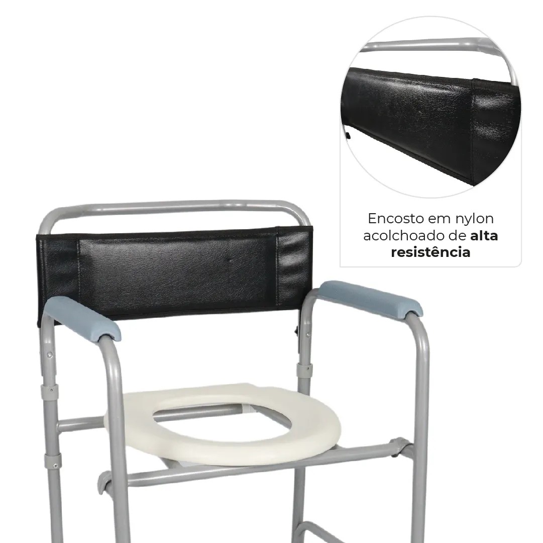 Cadeira de banho higiênica dobrável modelo D30 - DELLAMED - Ortopedia ...