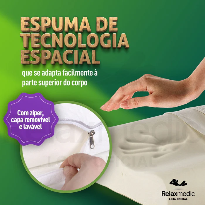 Travesseiro Ortopédico Nasa Bambu Dr Coluna - Ortopedia Servital