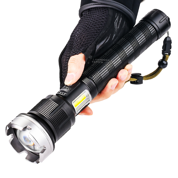 Lanterna Tática Intensity II LED XHP P90.V2 Duas Baterias 26650 Super ...