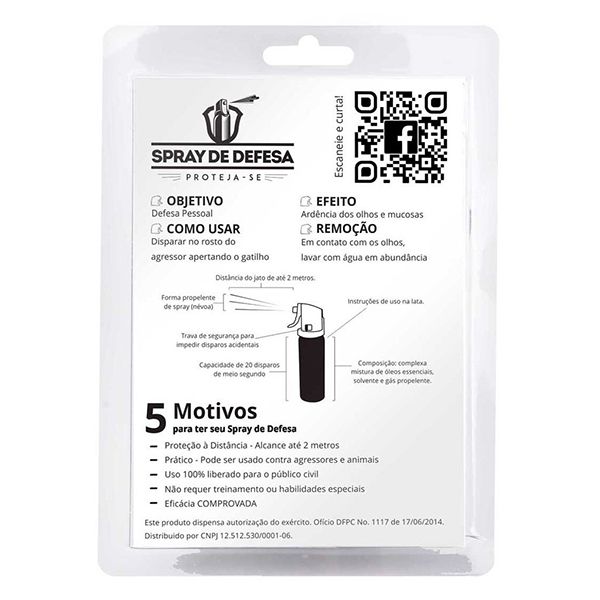 Spray de Defesa de Gengibre para Defesa Pessoal Legalizado Melhor que ...
