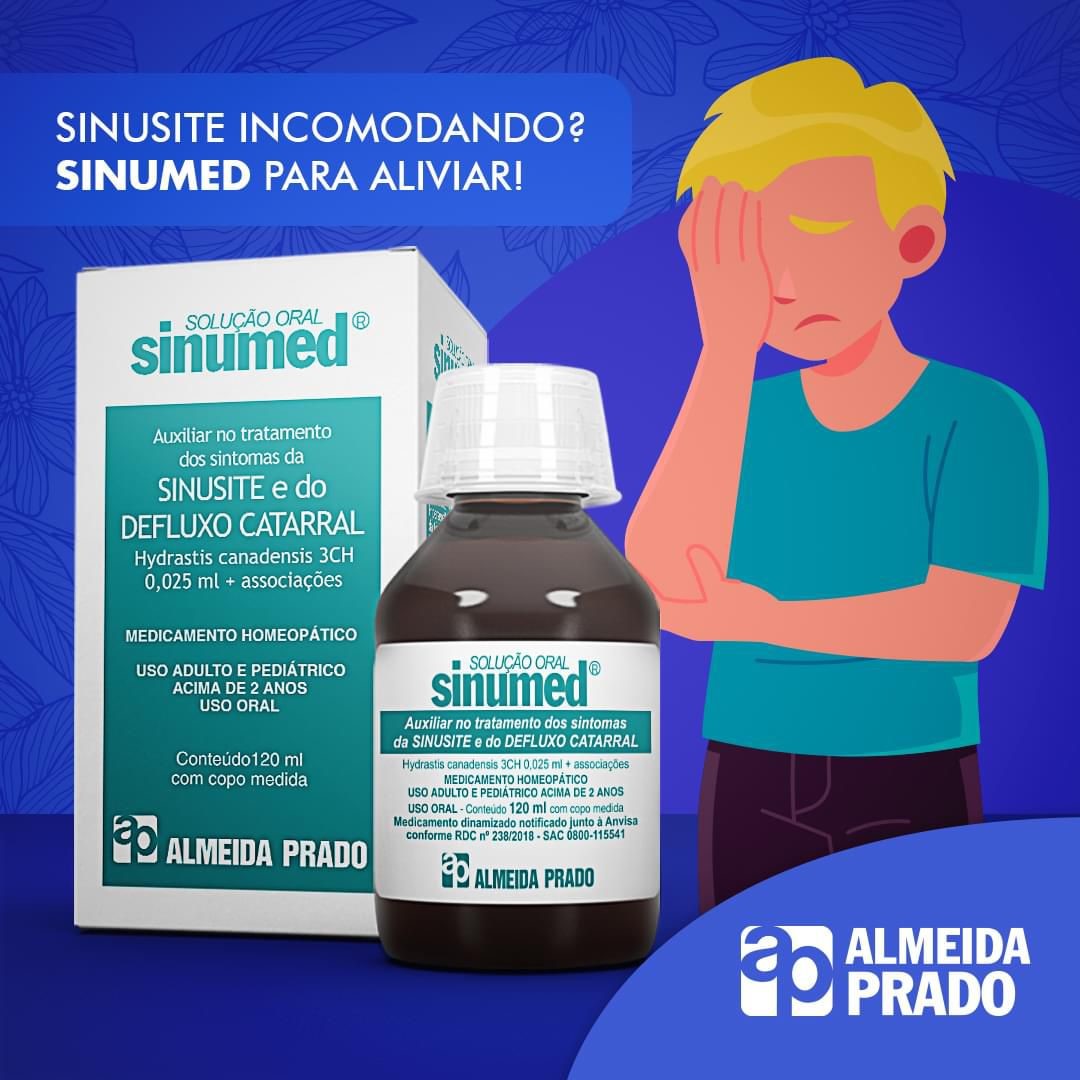 HYDRASTIS CANADENSIS SINUMED GRIPE RESFRIADO SINUSITE ALMEIDA PRADO ...