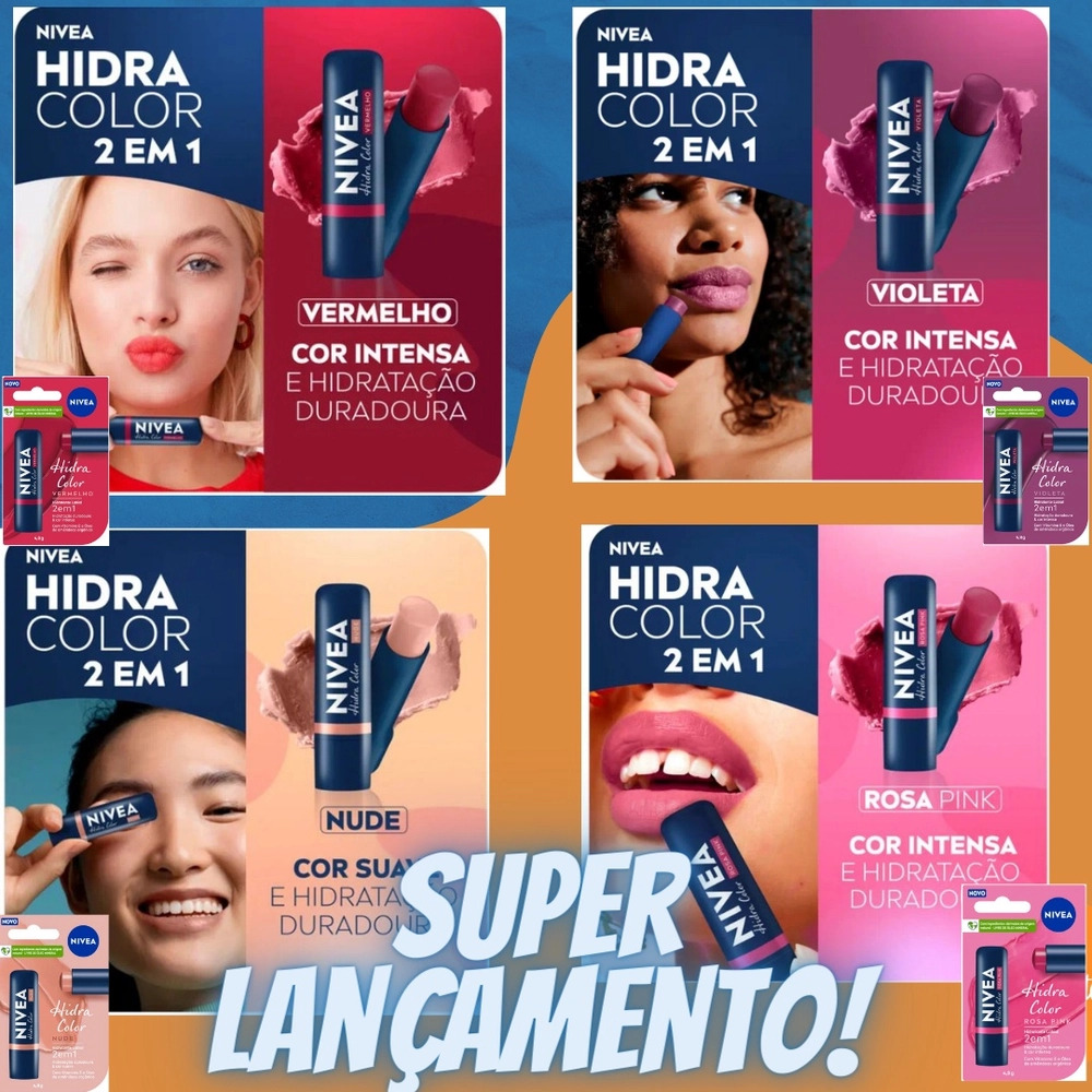 PROTETOR LABIAL HIDRANTE LABIAL NIVEA - Drogaria do Farmacêutico