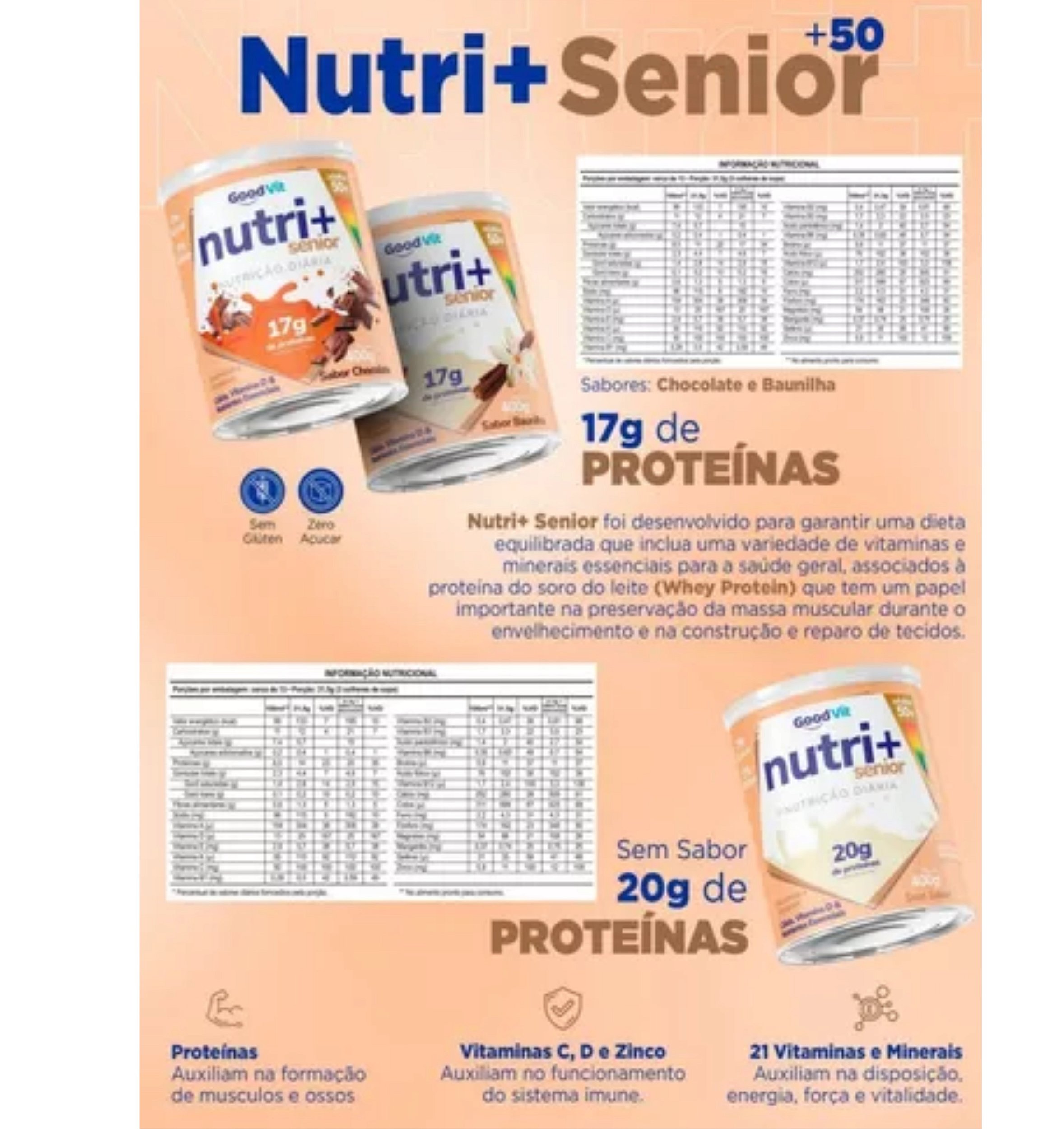 NUTREN SENIOR NUTRI+ SENIOR NUTRIÇÃO SUPLEMENTO ALIMENTAR - Drogaria do ...