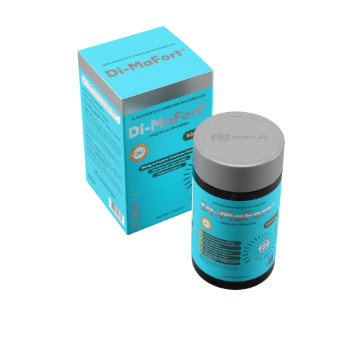 DI-MAFORT DIMAFORT MAGNÉSIO DIMALATO OSSOS DORES MUSCULARES FORTLIFE ...