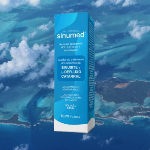 SINUMED SOLUÇÃO NASAL SPRAY SINUSITE DEFLUXO CATARRAL DOR CABEÇA ...