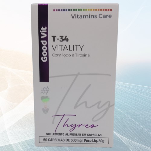 GOODVIT T-34 VITALITY THYREO TIREÓIDE HIPOTIROIDISMO PURAN LEVOID ...