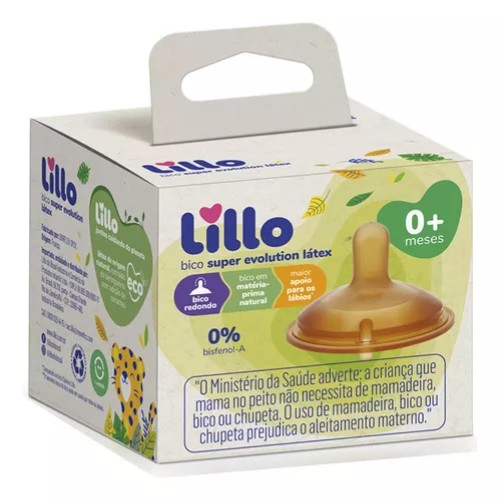 BICO MAMADEIRA SUPER EVOLUTION LÁTEX LILLO - Drogaria do Farmacêutico