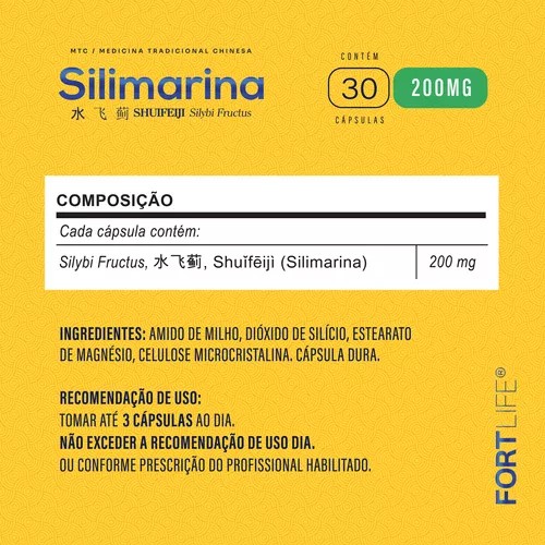 SILIMARINA FORFIG ESTEATOSE HEPATICA GORDURA FÍGADO SILIMA-FIG ...