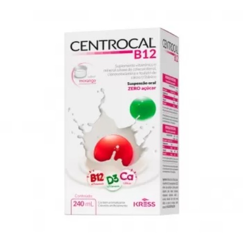 CENTROCAL B12 CIANOCOBALAMINA B12 CALCIO VITAMINA D SUPLEMENTO ...