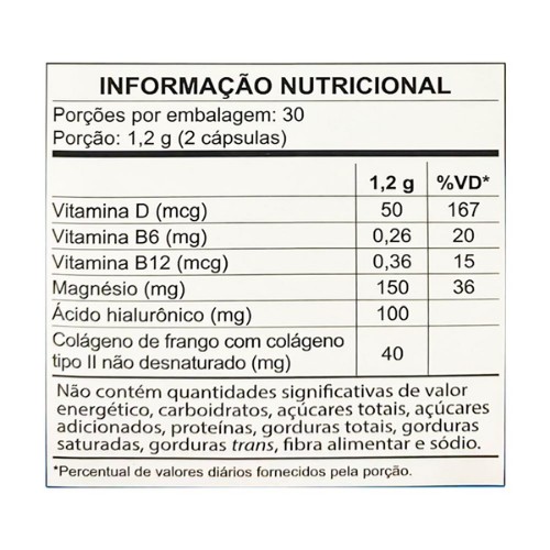 FLEX SENSOR ÁCIDO HIALURONICO COLAGENO TIPO II MAGNESIO B12 B6 D3 ...