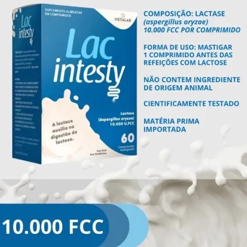 LAC INTESTY ENZIMA LACTASE LACDAY PERLATTE LACTARE DESLAC - Drogaria do ...