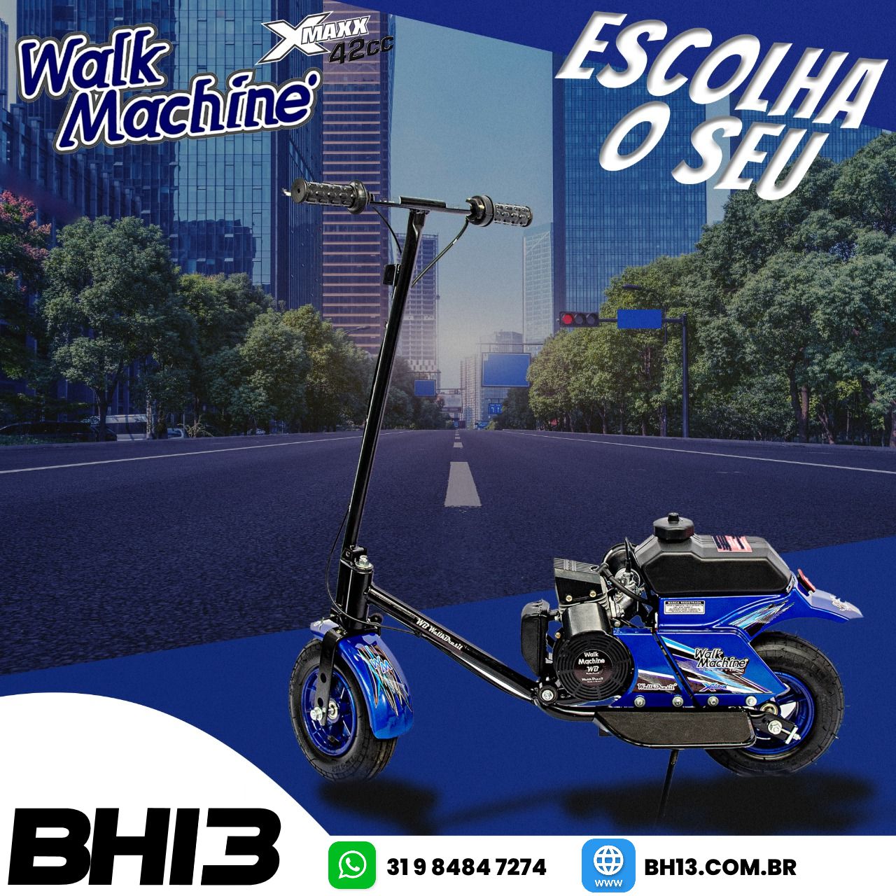 Walk Machine Azul - BH13 Walk Machine A Casa do Walkmachine em Belo ...