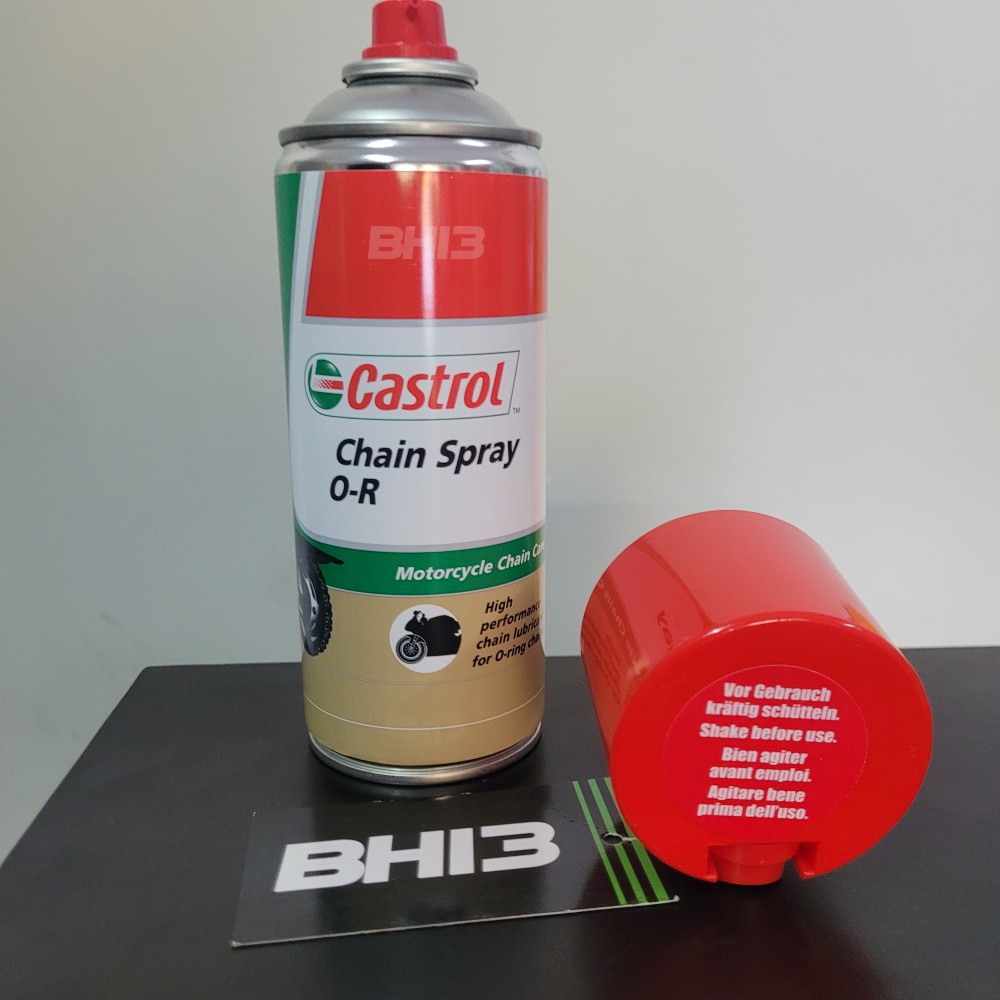Castrol Chain Spray O-r Lubrificante Corrente Moto 400ml - BH13 Walk ...