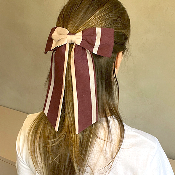 Maxi Laço de Crepe Tons de Roxo - Pinli Acessórios