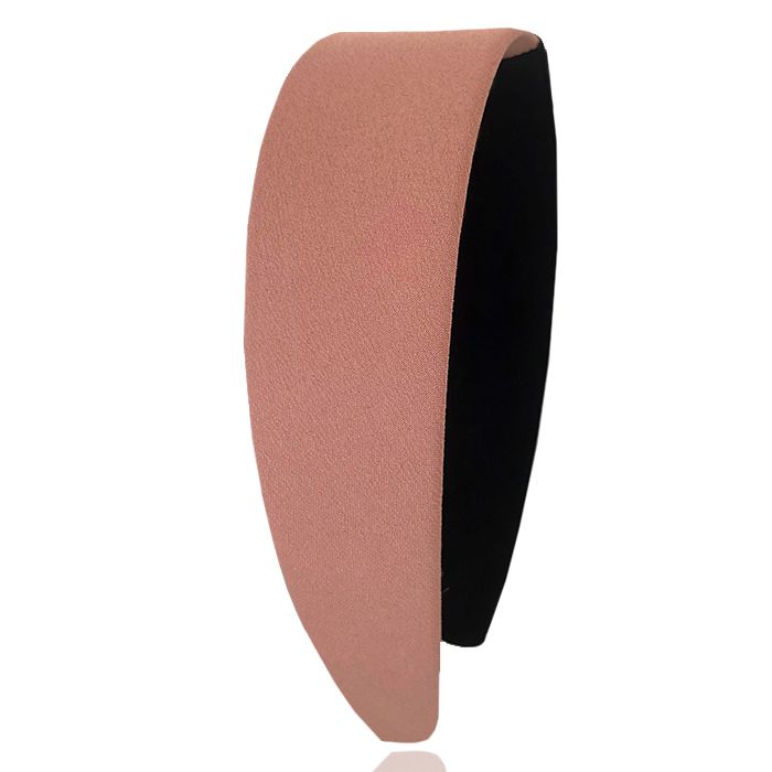 Tiara Flat Duas Cores Preto e Nude - Pinli Acessórios