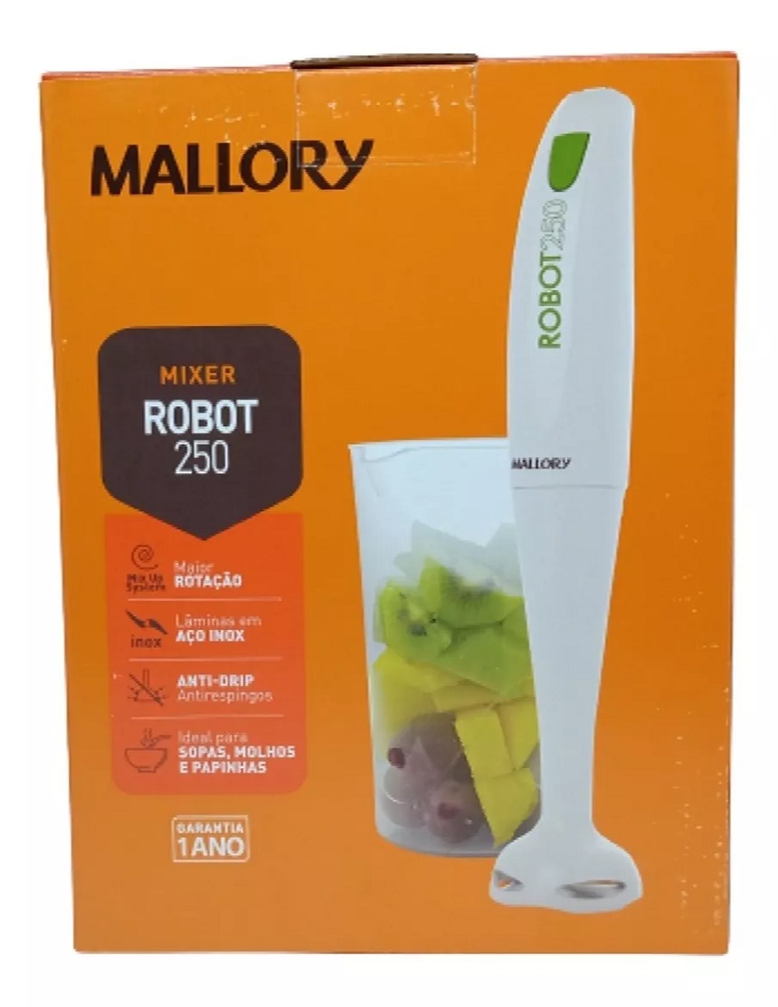 Mixer Robot 250 Mallory 220v Portátil Profissional - Mgm Informática