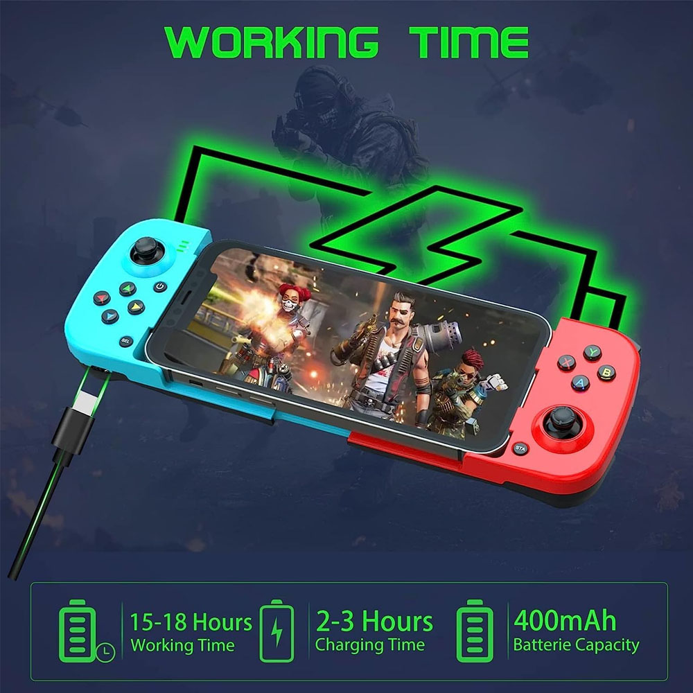 Gamepad para Celular - Controle Sem Fio Bluetooth - Compatível com ...