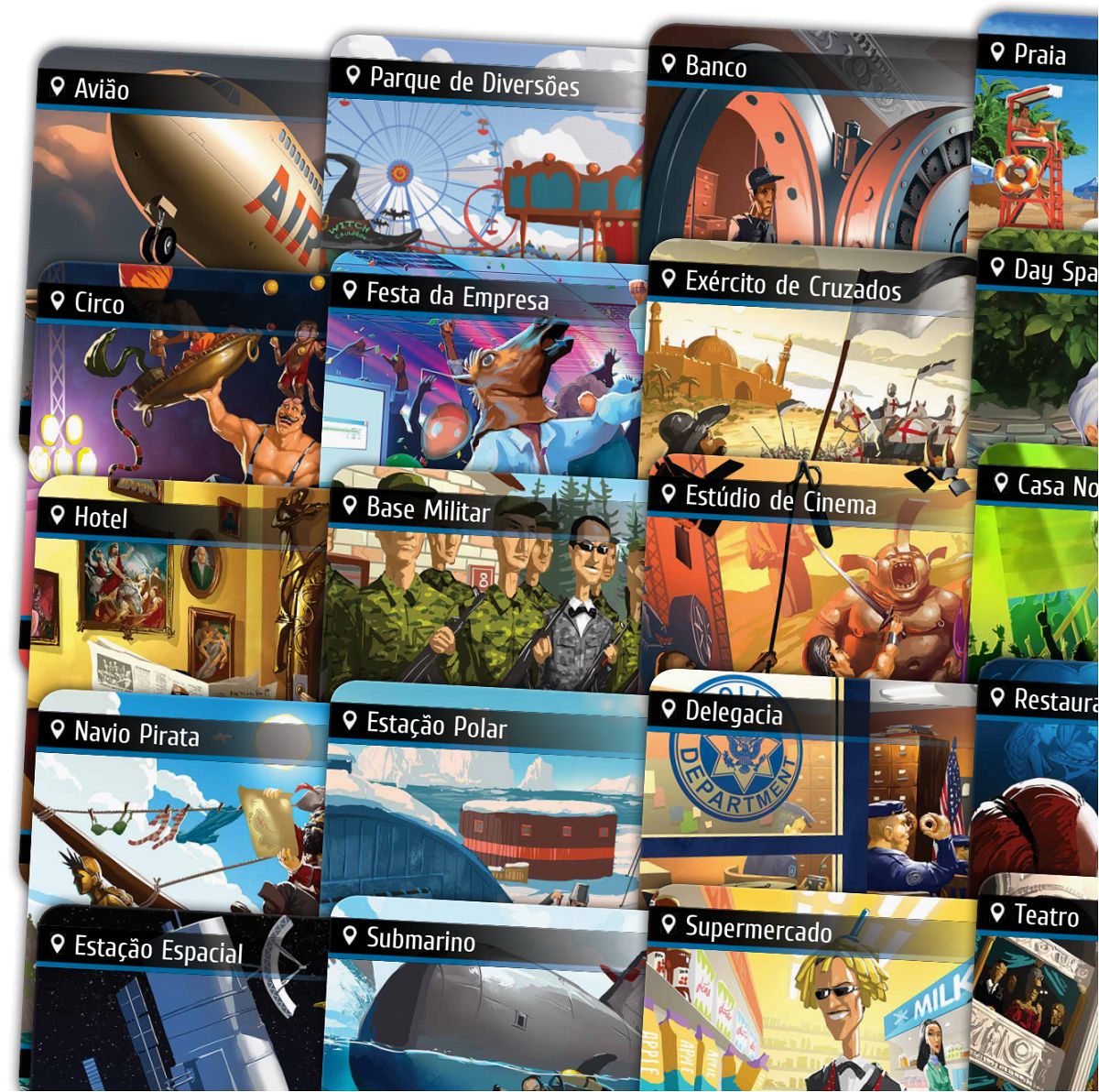 Spyfall Papegames PandaBoardGames - PandaBoardGames