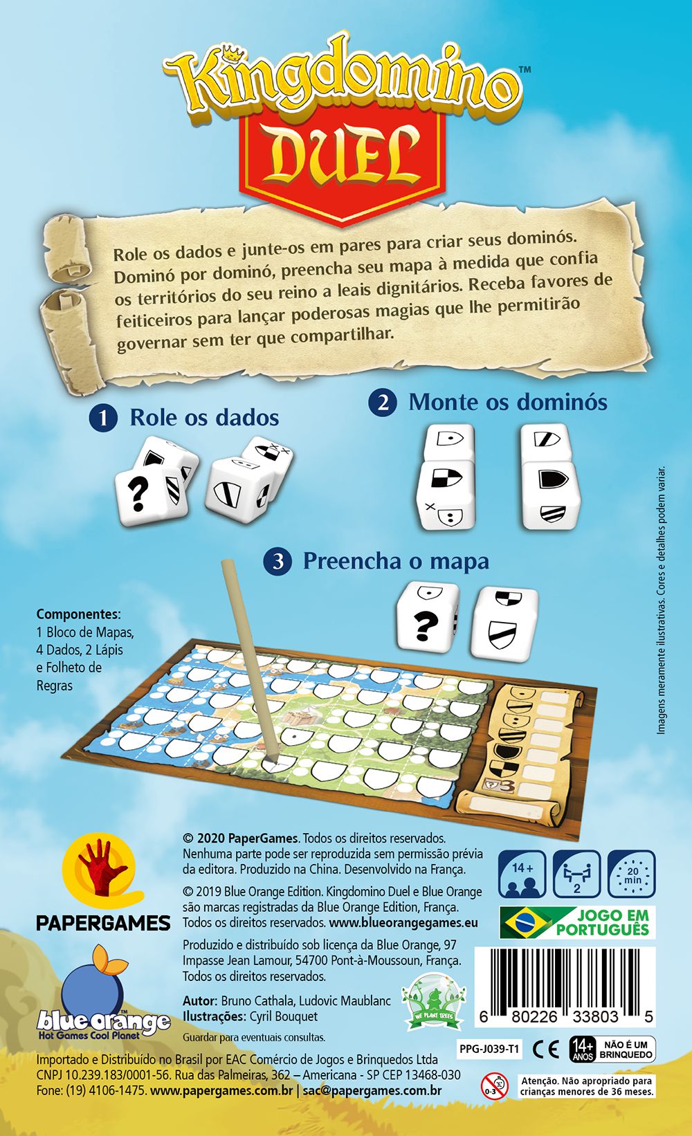 Kingdomino Duel PaperGames - PandaBoardgames - PandaBoardGames