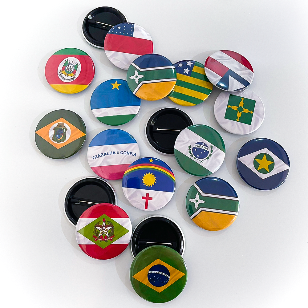 Bottons / Broches Personalizados de 4,5 cm de diâmetro - Loja dos Bottons