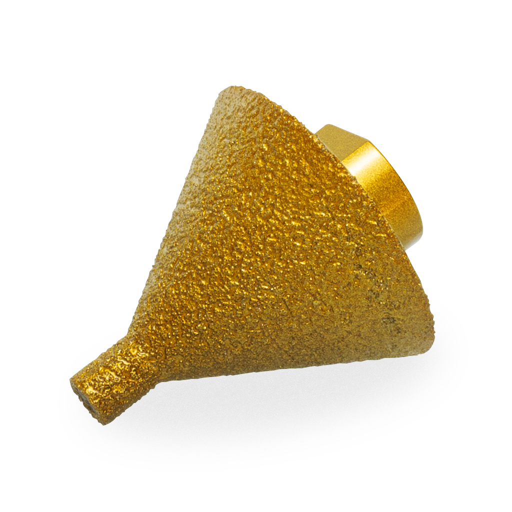 Broca Diamantada Chanfro Cônica M14 Para Esmerilhadeira 48MM Lixadeira ...