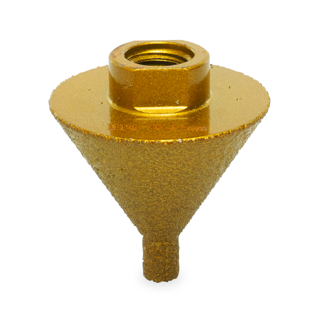 Broca Diamantada Chanfro Cônica M14 Para Esmerilhadeira 48MM Lixadeira ...