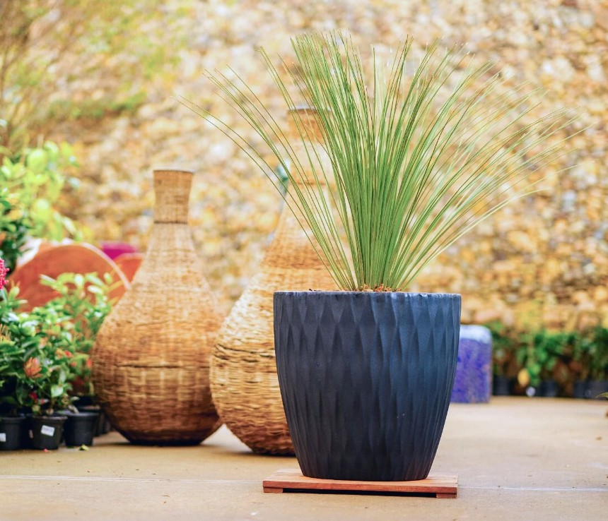 Vaso Infinity Redondo 50 - Areia - 70L - Grande - Nutriplan-Dancruz - Dancruz Plantas