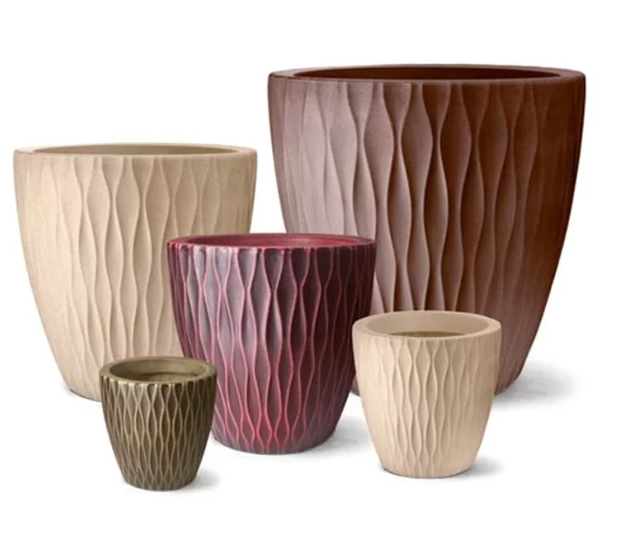 Vaso Infinity Redondo 50 - Areia - 70L - Grande - Nutriplan-Dancruz - Dancruz Plantas