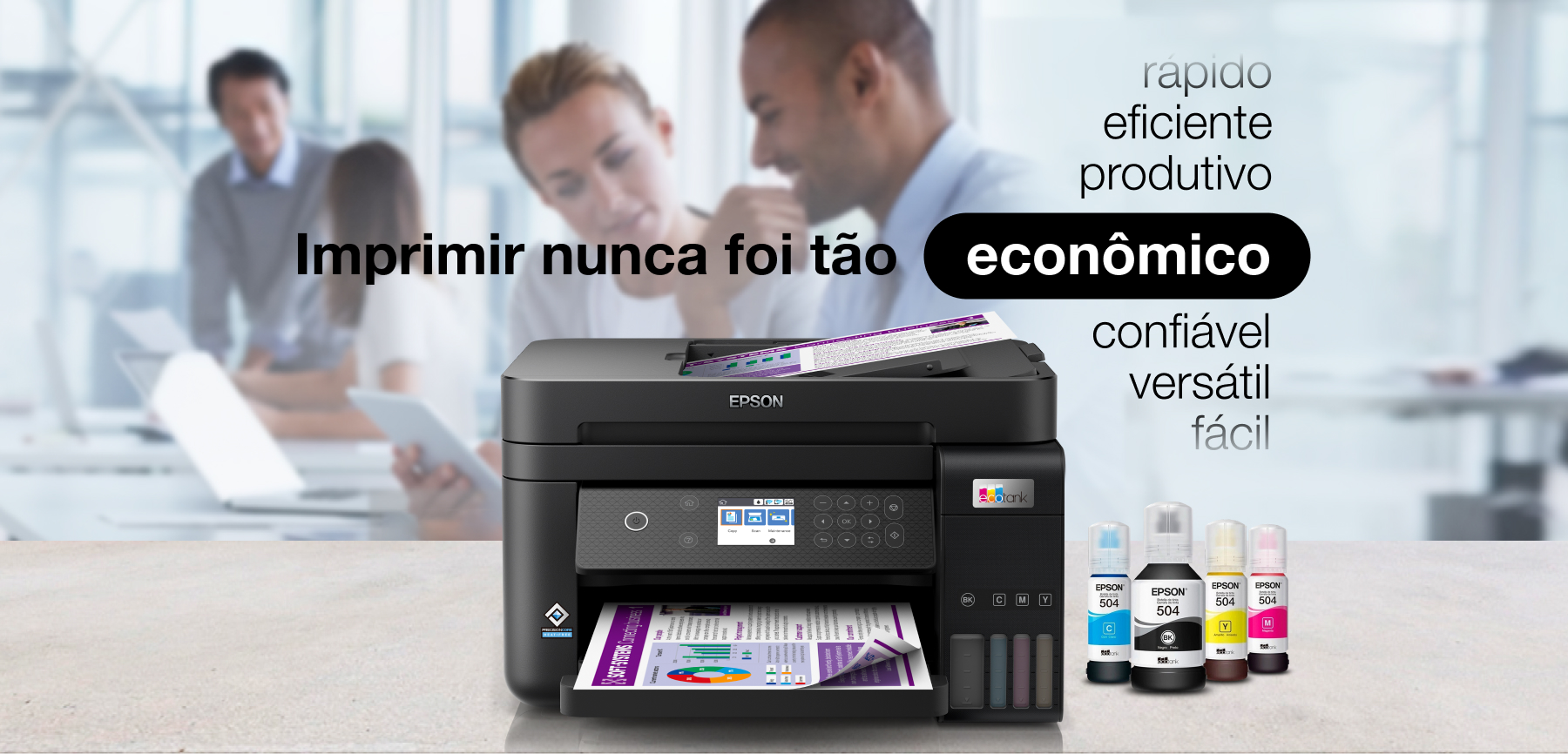 Impressora Multifuncional Epson EcoTank L6270 - C11CJ61302 - Manchester ...