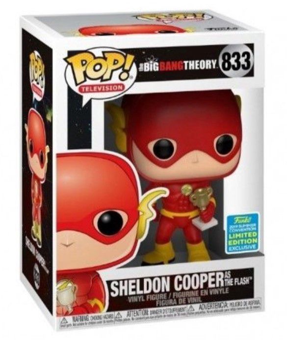 Sheldon As The Flash - The Big Bang Theory - 833 - Funko - Loja Online ...