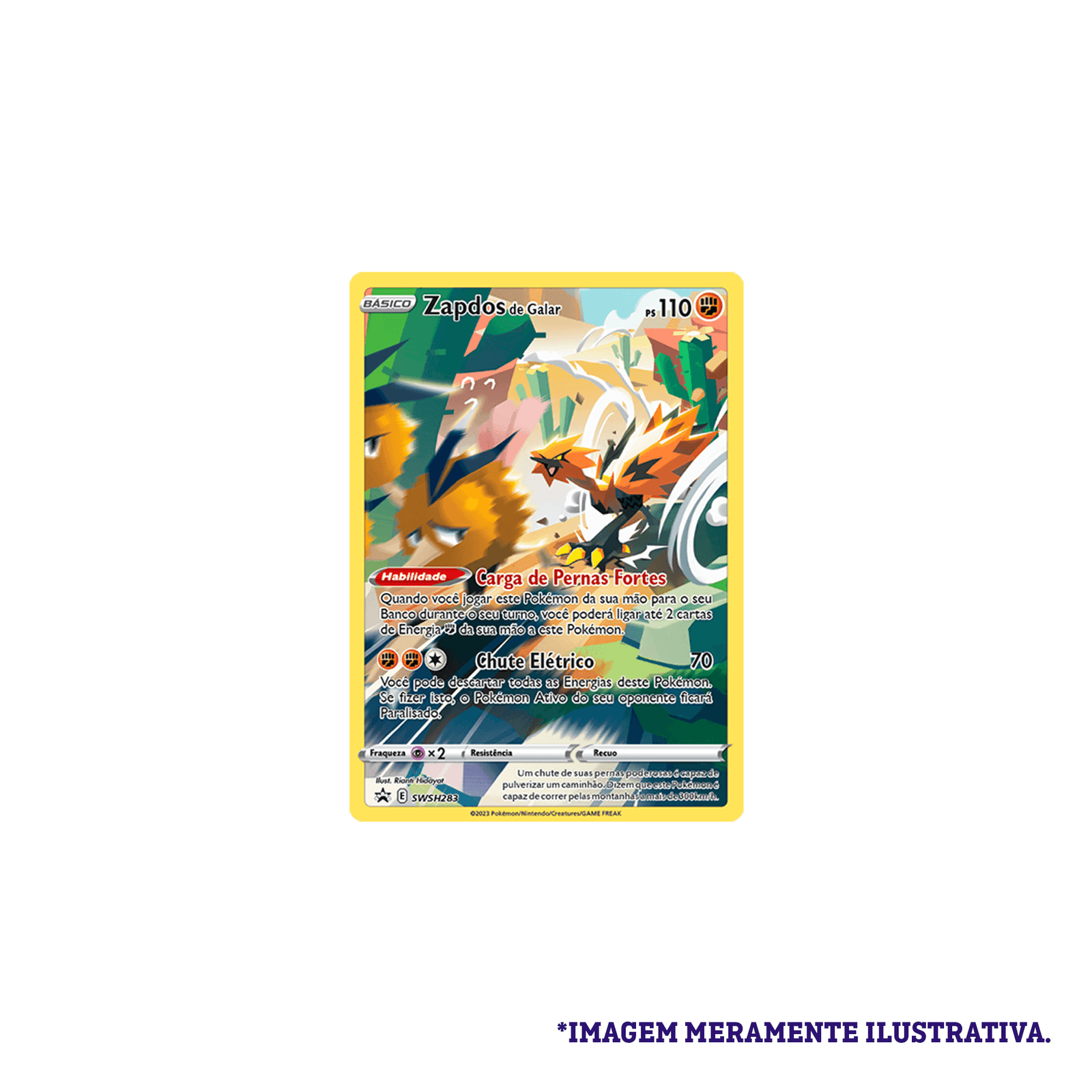 Lata Pokémon Realeza Absoluta Zapdos De Galar - Copag - Loja de Figuras ...