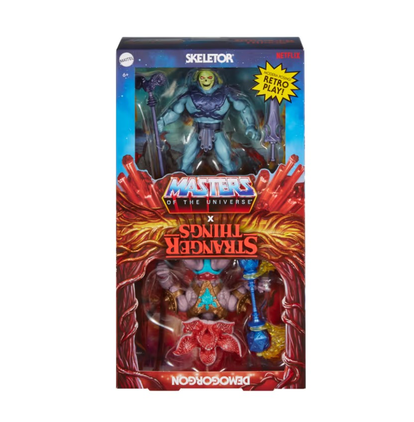 Skeletor X Demogorgon - MOTU X Stranger Things - HVV72 - Mattel - Loja ...