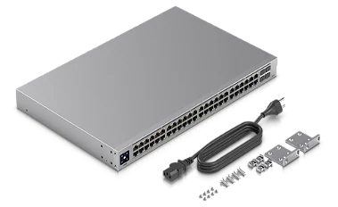 Switch Ubiquiti UniFI L2 48G 32P PoE+ 4P SFP USW-48-PoE O - Oukey Store