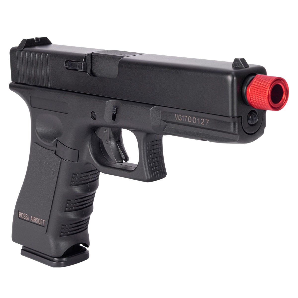 Pistola Airsoft GBB Glock V17 - Rossi - Caveira Airsoft