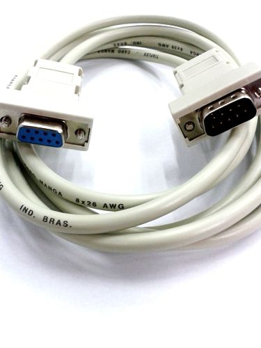 Cabo Serial RS-232 DB9 Macho P/ DB9 Femea 2 Metros - SOCIO CABOS