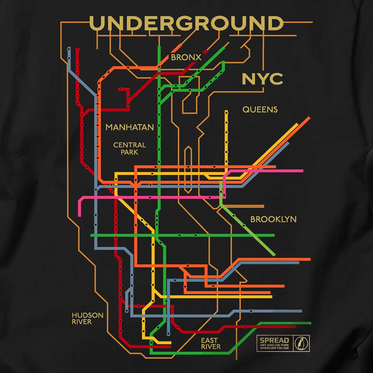 Camiseta Arte e Cultura Cool Tees Metro Underground NY - COOL TEES Loja ...