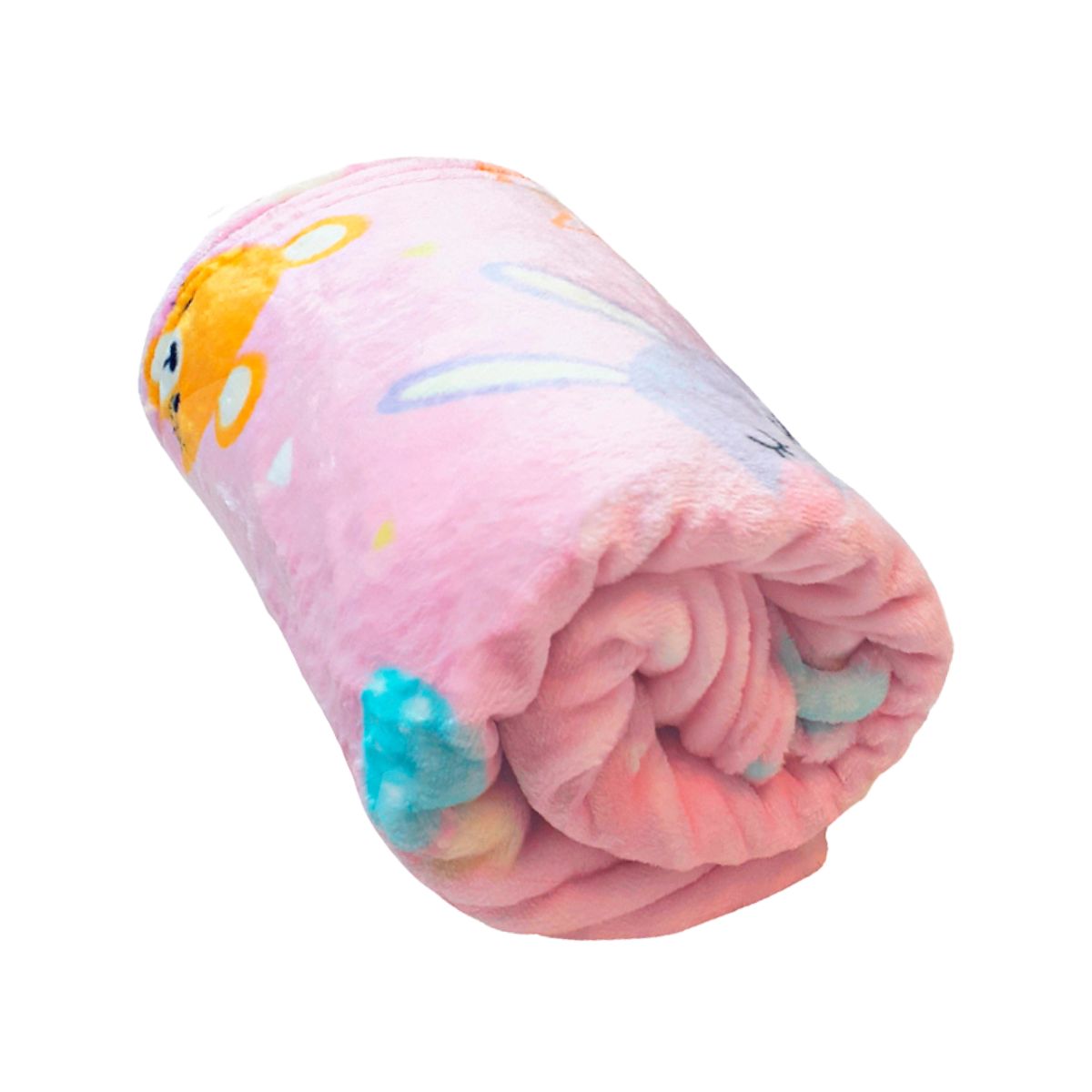 Cobertor Bebe Microfibra Prime 110 x 150cm Raposinha Rosa - A sua loja ...