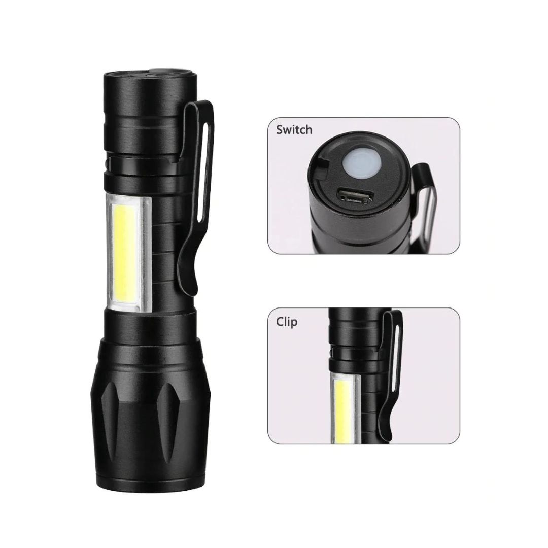 Mini Lanterna com Barra de Led - ESPAÇO LED