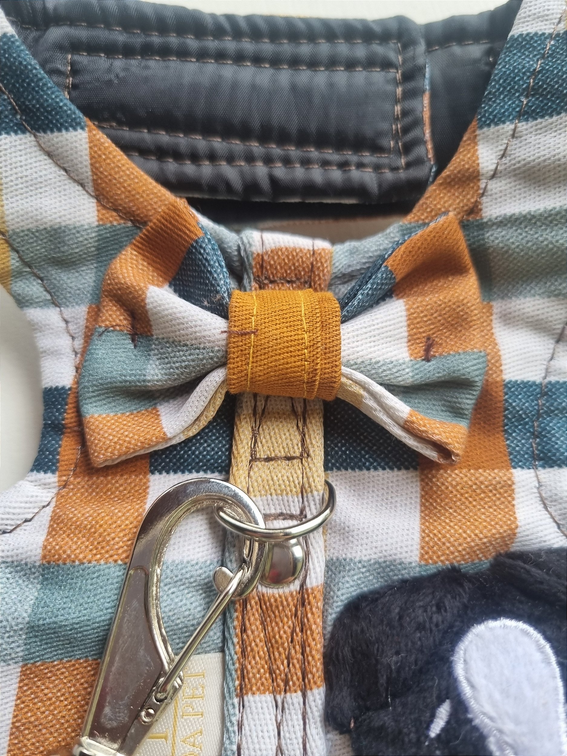 Peitoral com guia e porta cata-caca para Pets - Amores e Amoras Moda Pet
