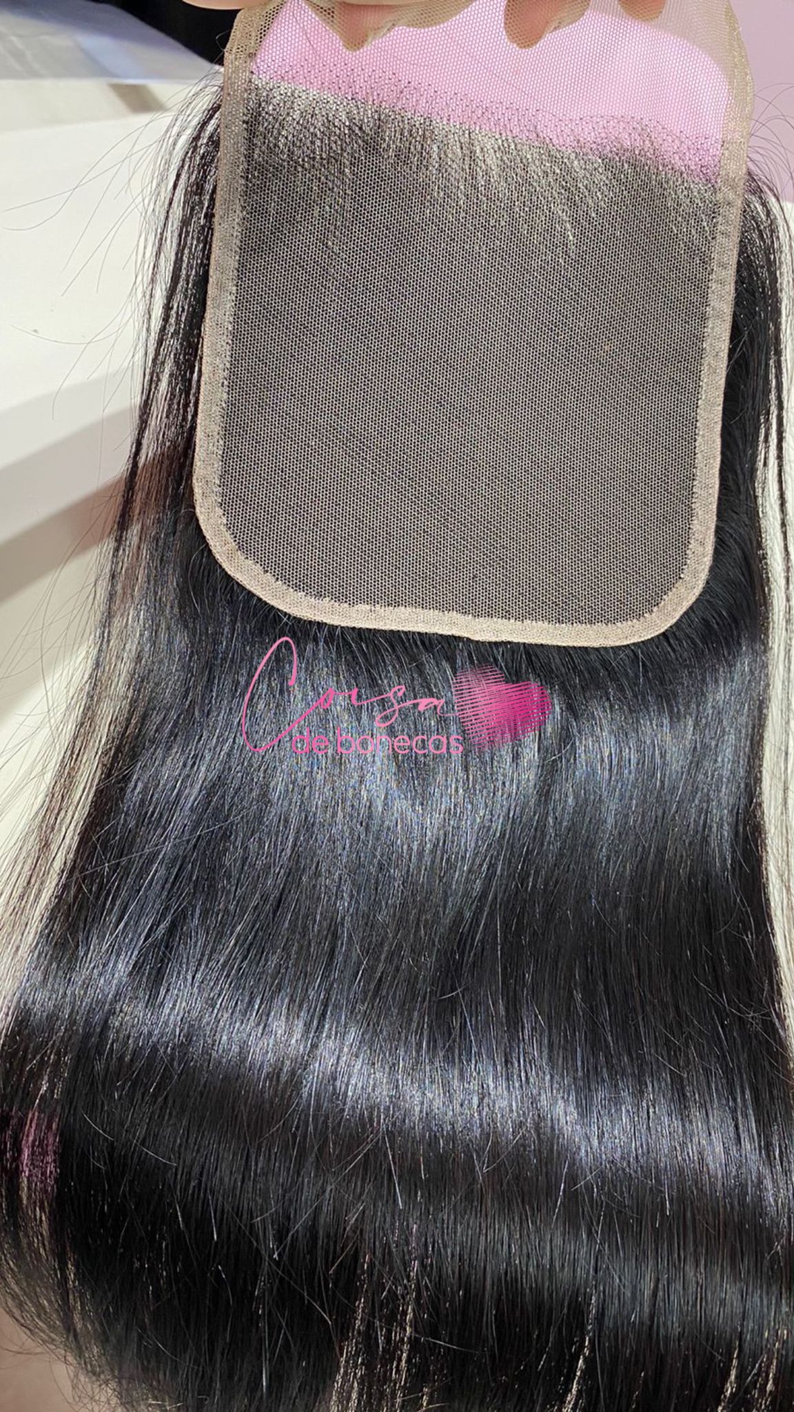 TOP CLOSURE HUMANA 12x12 LISA / 55CM - Coisa de Bonecas - Closures ...