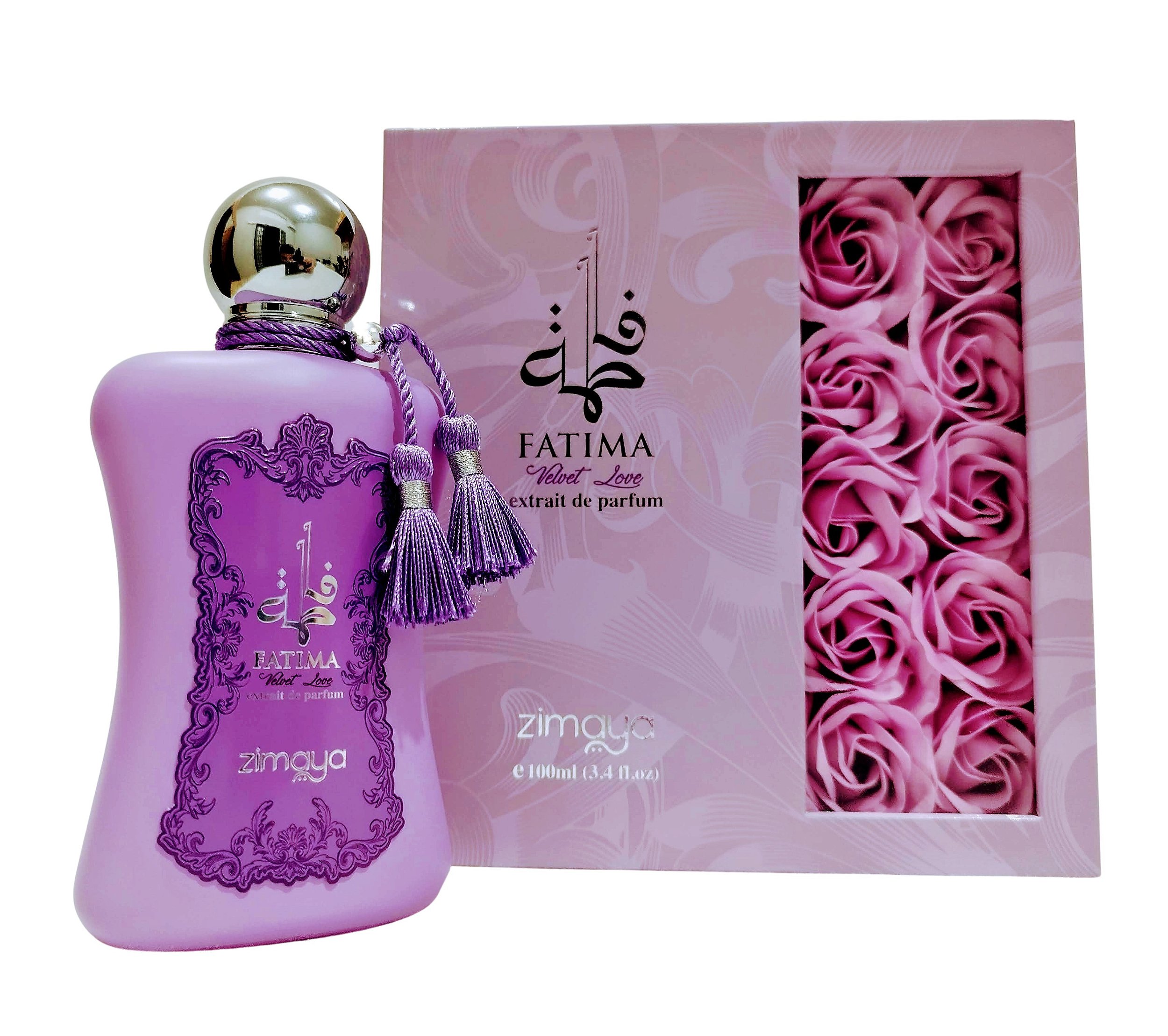Perfume Zimaya Fatima Velvet Love Extrait De Parfum 100ml - MANTON SHOP