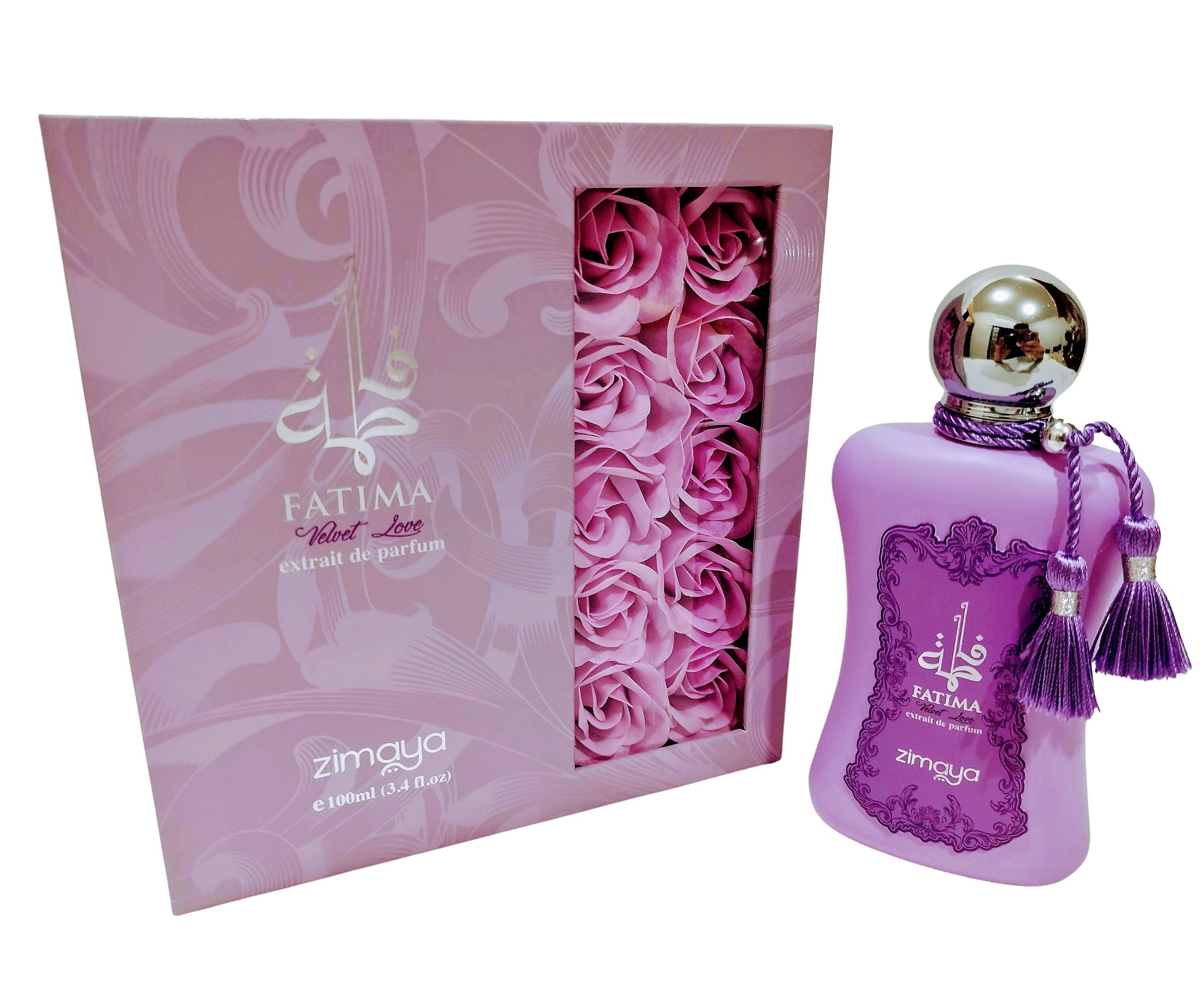 Perfume Zimaya Fatima Velvet Love Extrait De Parfum 100ml - MANTON SHOP
