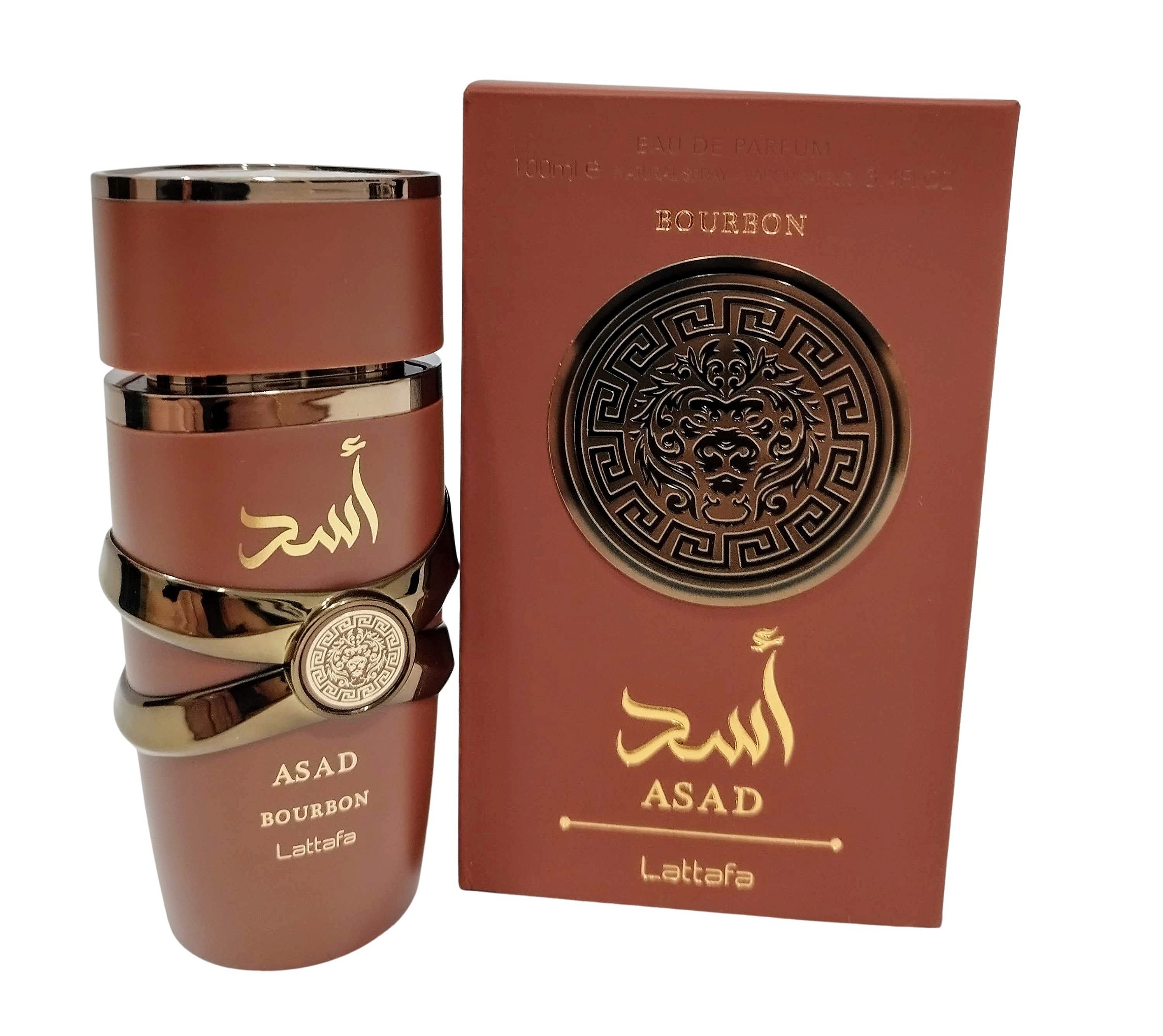 Perfume Lattafa Asad Bourbon Marrom Eau De Parfum 100ml - MANTON SHOP