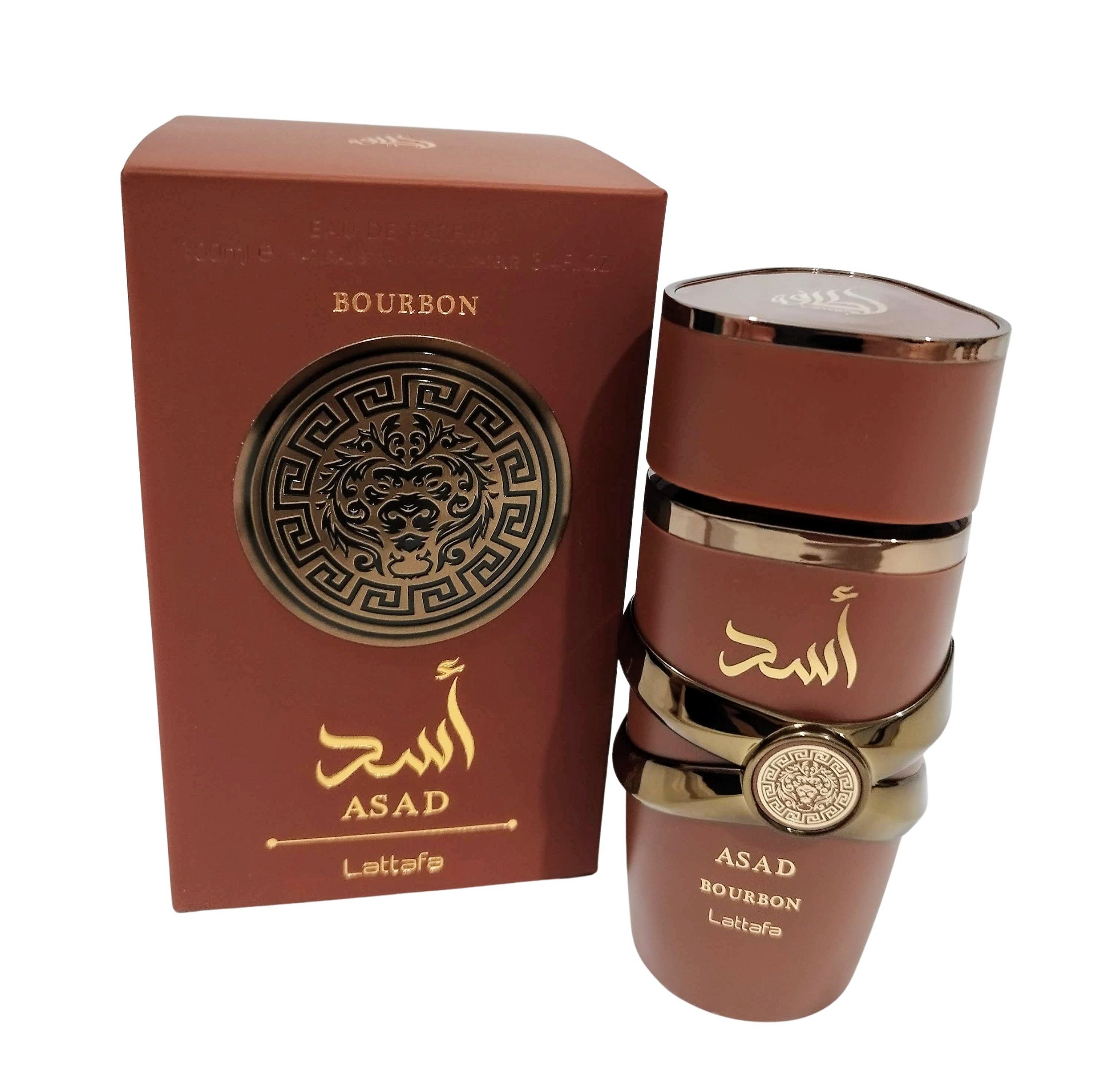 Perfume Lattafa Asad Bourbon Marrom Eau De Parfum 100ml - MANTON SHOP