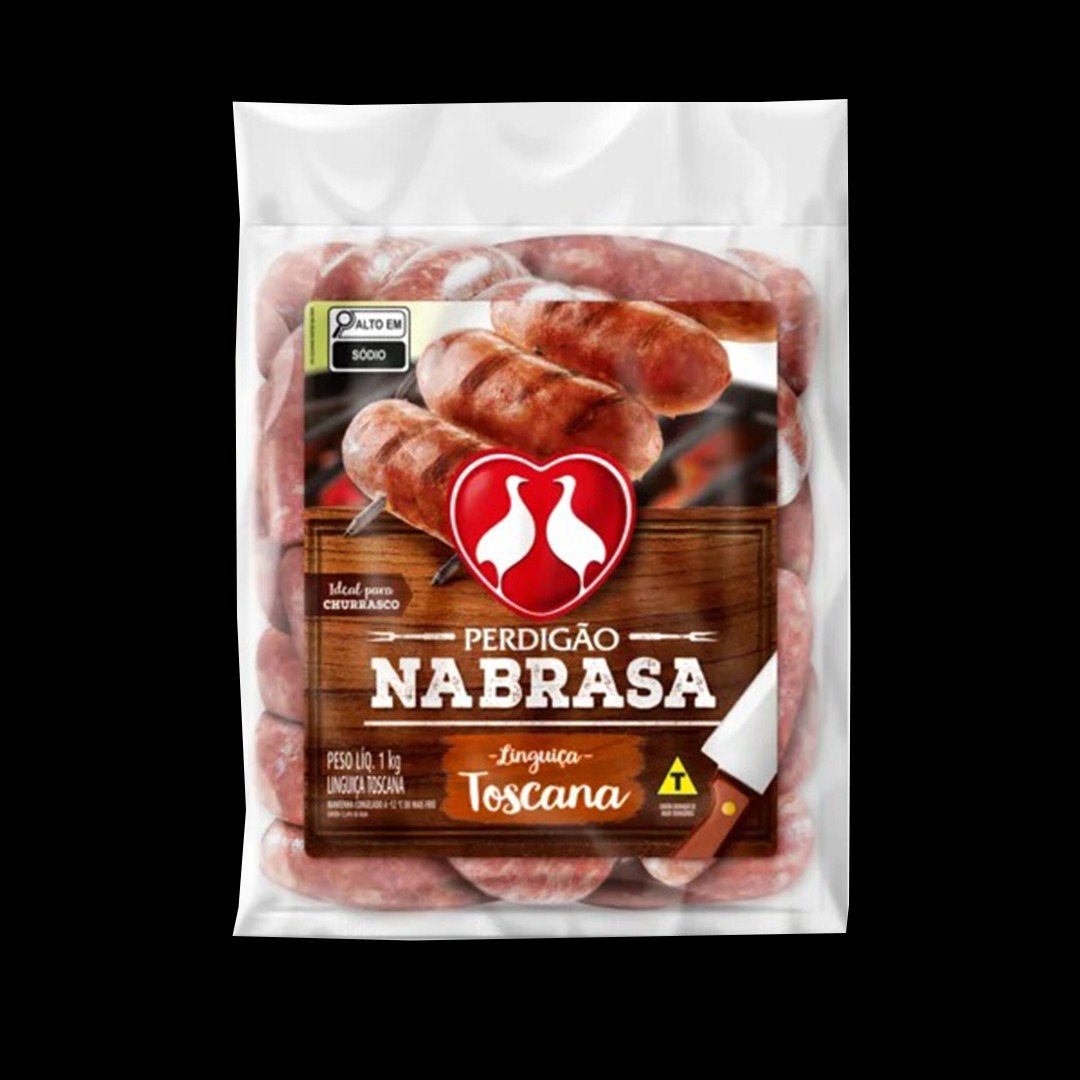 Linguiça Toscana Perdigão Na Brasa 1kg - Congelado - Meat Store - Um ...