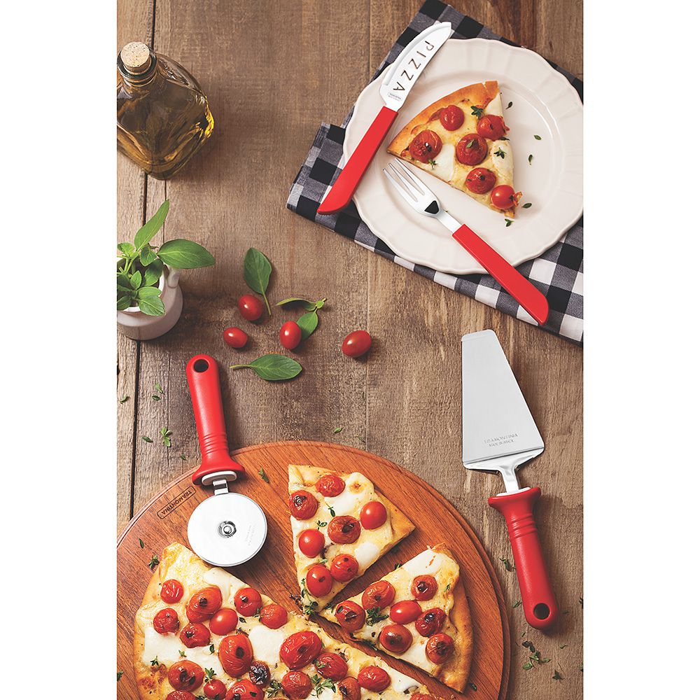 Kit Para Pizza Preto - 14 Peças - Tramontina - Casa Joka