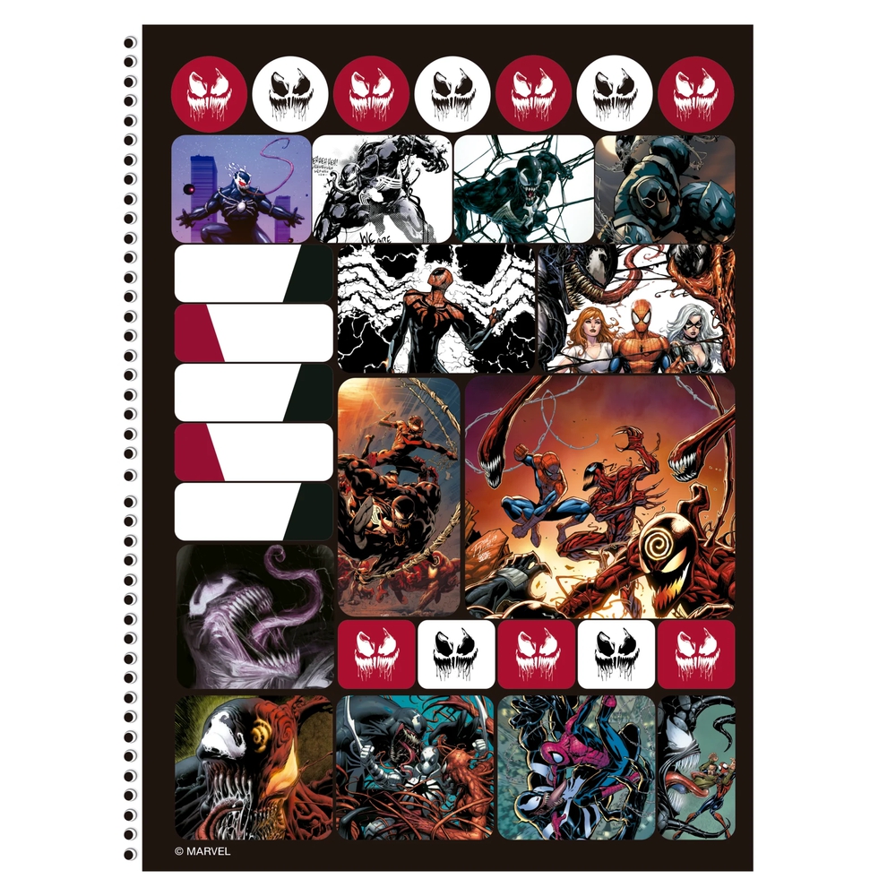 Caderno Venom Appearing - 80 Folhas - Animativa - Casa Joka