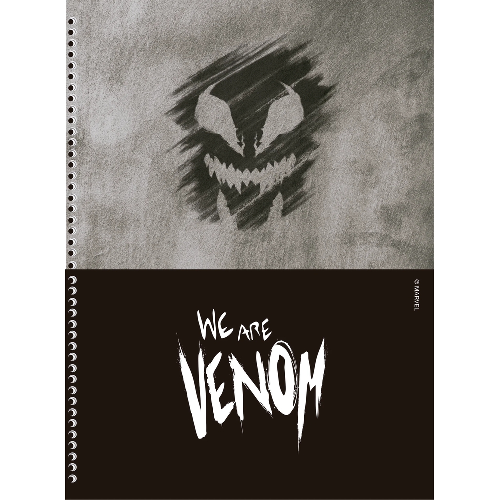 Caderno Venom Appearing - 80 Folhas - Animativa - Casa Joka