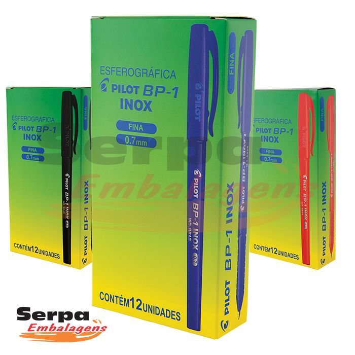 Serpa - Caneta Pilot Inox 0.07 mm - Serpa Embalagens e Papelaria ...