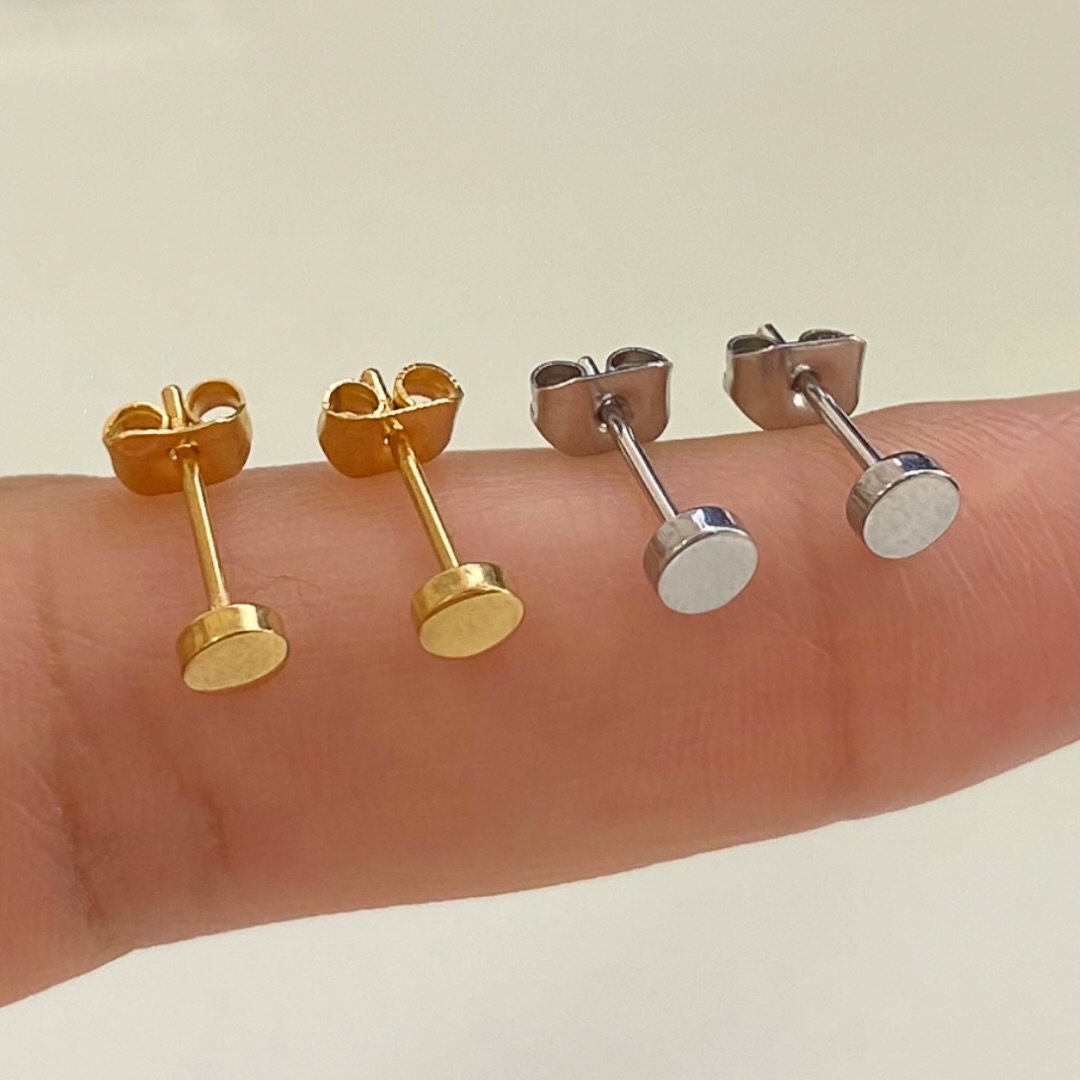 BRINCOS AÇO DISCO - I Love Piercing - Loja Online de Piercings e Brincos